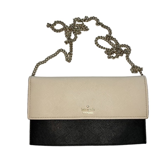 kate spade | Bags | Kate Spade Colorblock Chain Clutch Crossbody Bag In ...